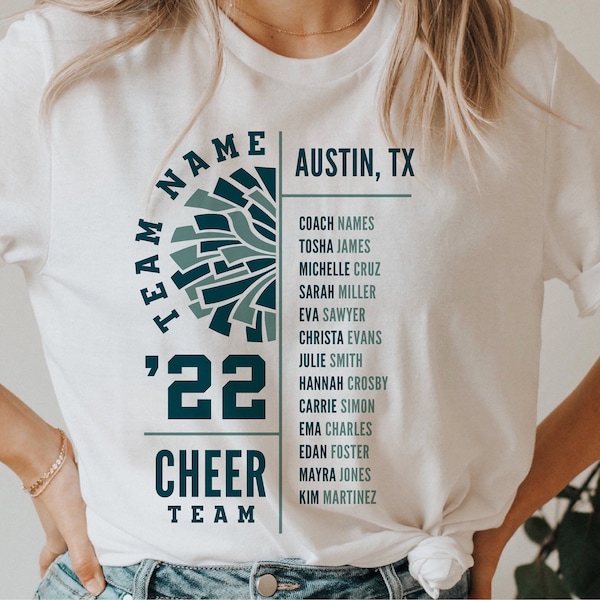 Cheer Roster Template Png - Etsy