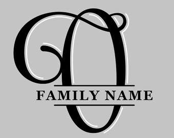 Monogram Letter O | Etsy