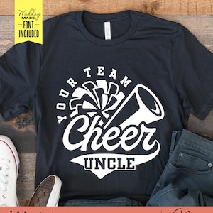 Cheer Uncle Svg, Png Dxf Eps, Cheer Uncle Png, Cheer Uncle Shirt Design ...