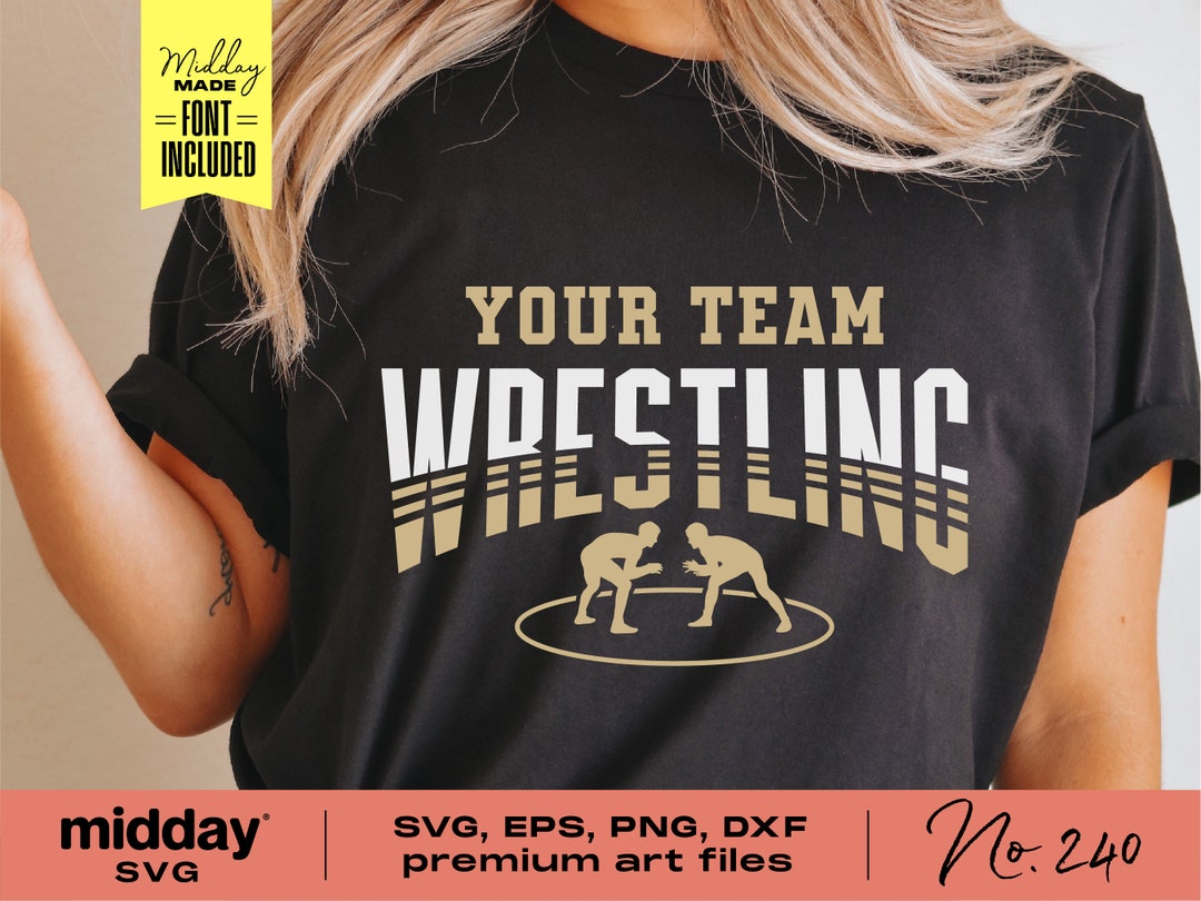Wrestling Team Template, Svg Png Dxf Eps Ai, Team Shirts, Wrestling Mom ...