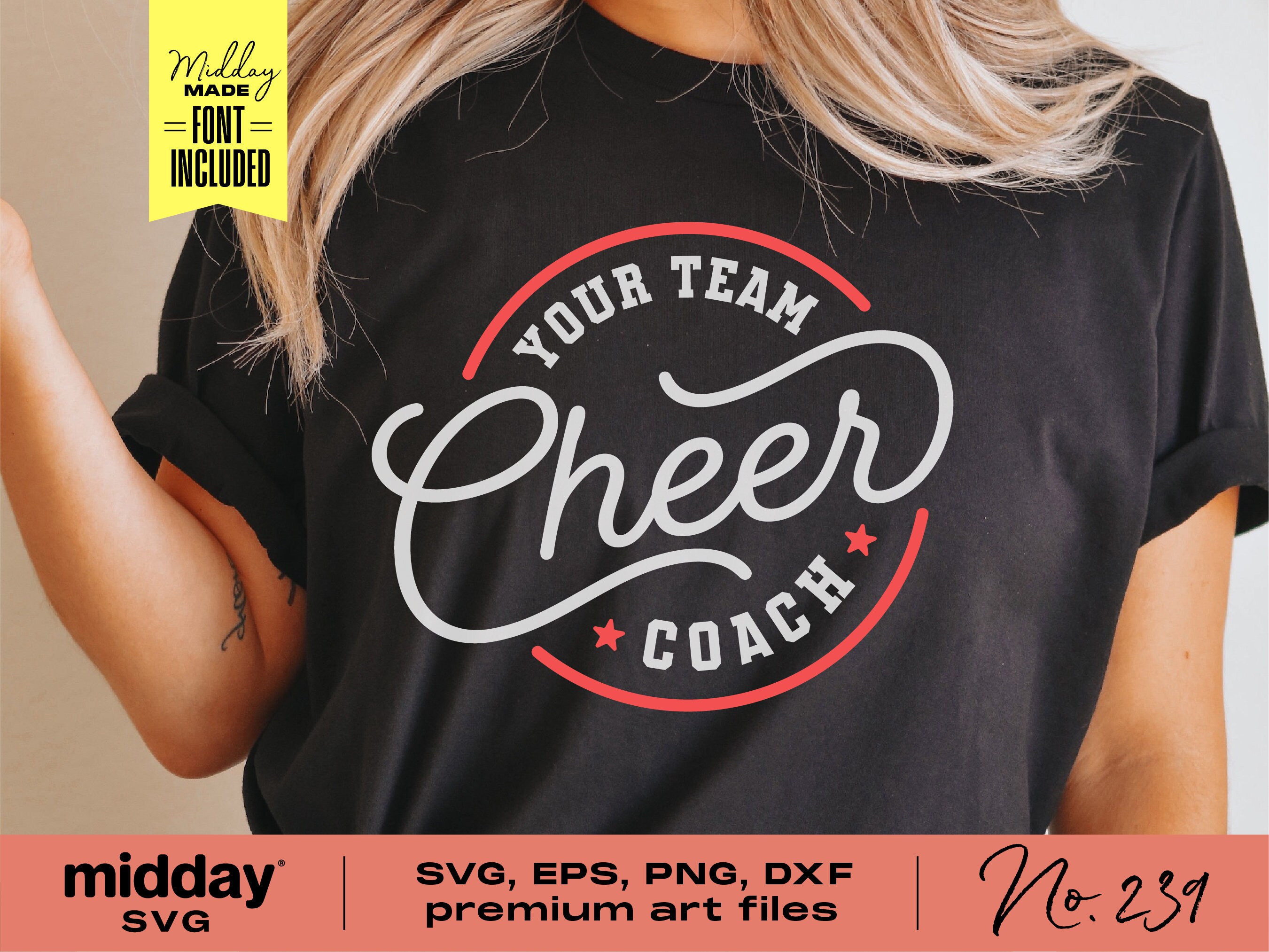 Cheer Coach Team Template Svg Png Dxf Eps Customizable - Etsy