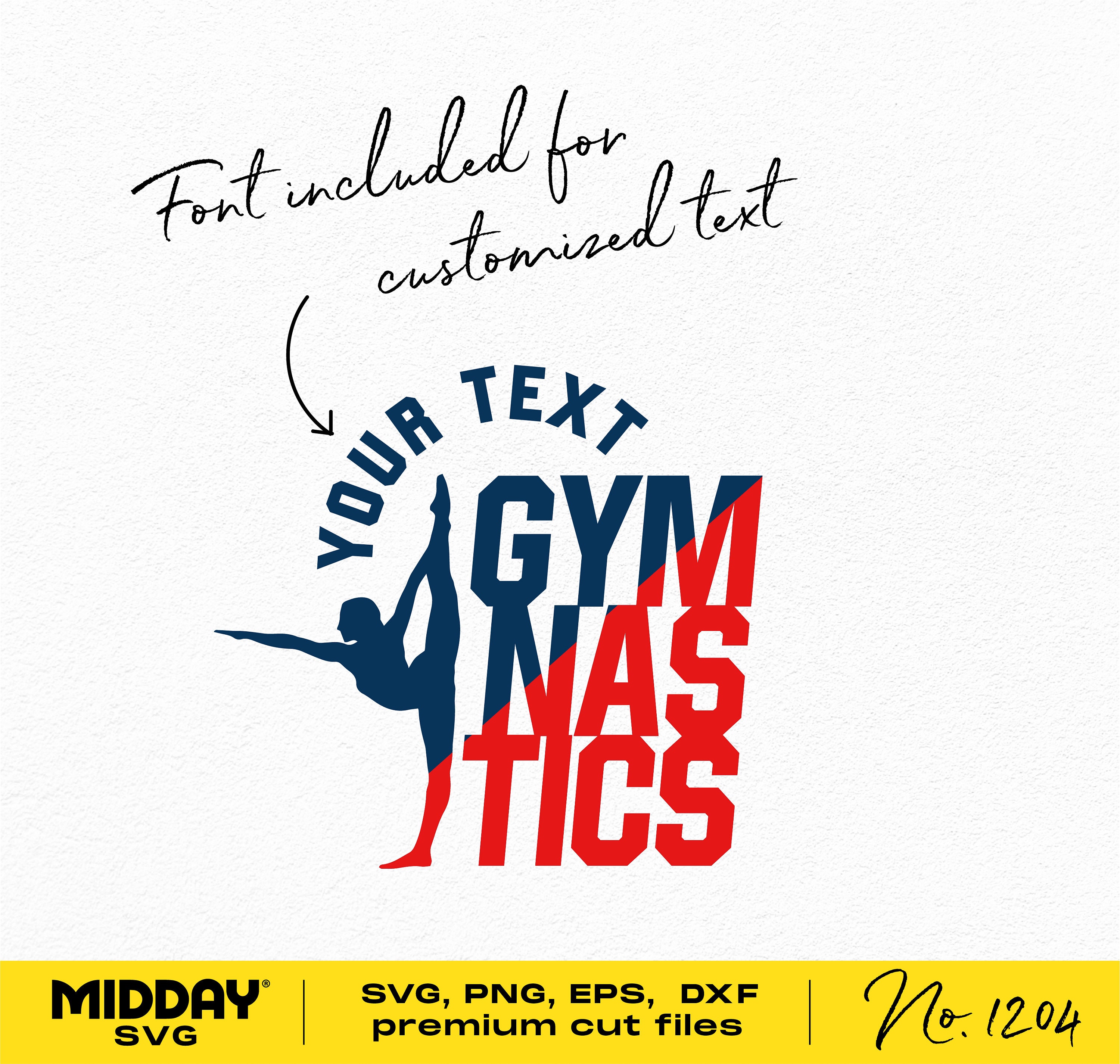 Gymnastics SVG, Tumbling Clipart, Cricut Silhouette Cut File (digital ...