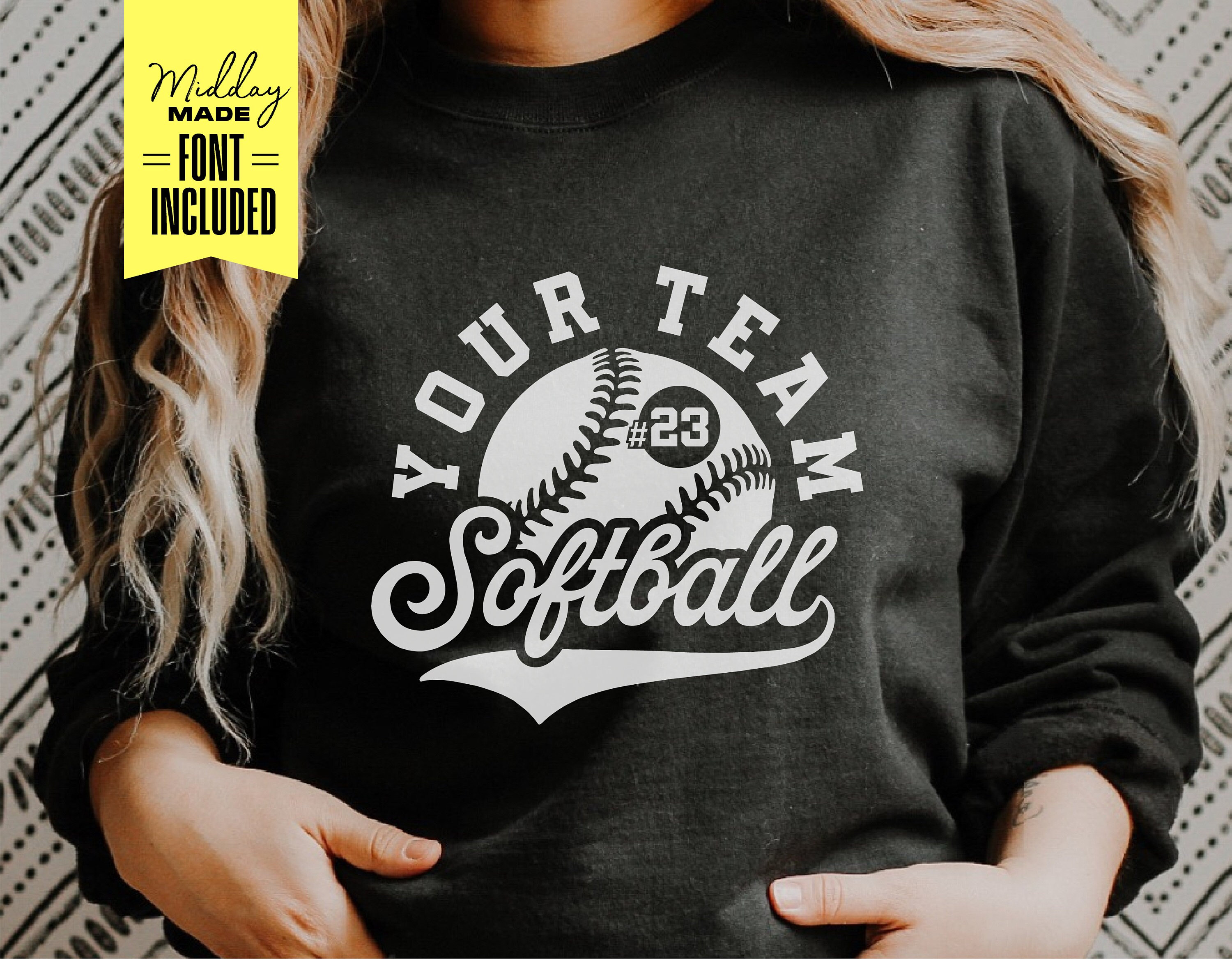 Softball Team Template Svg Softball Shirt Png Softball - Etsy