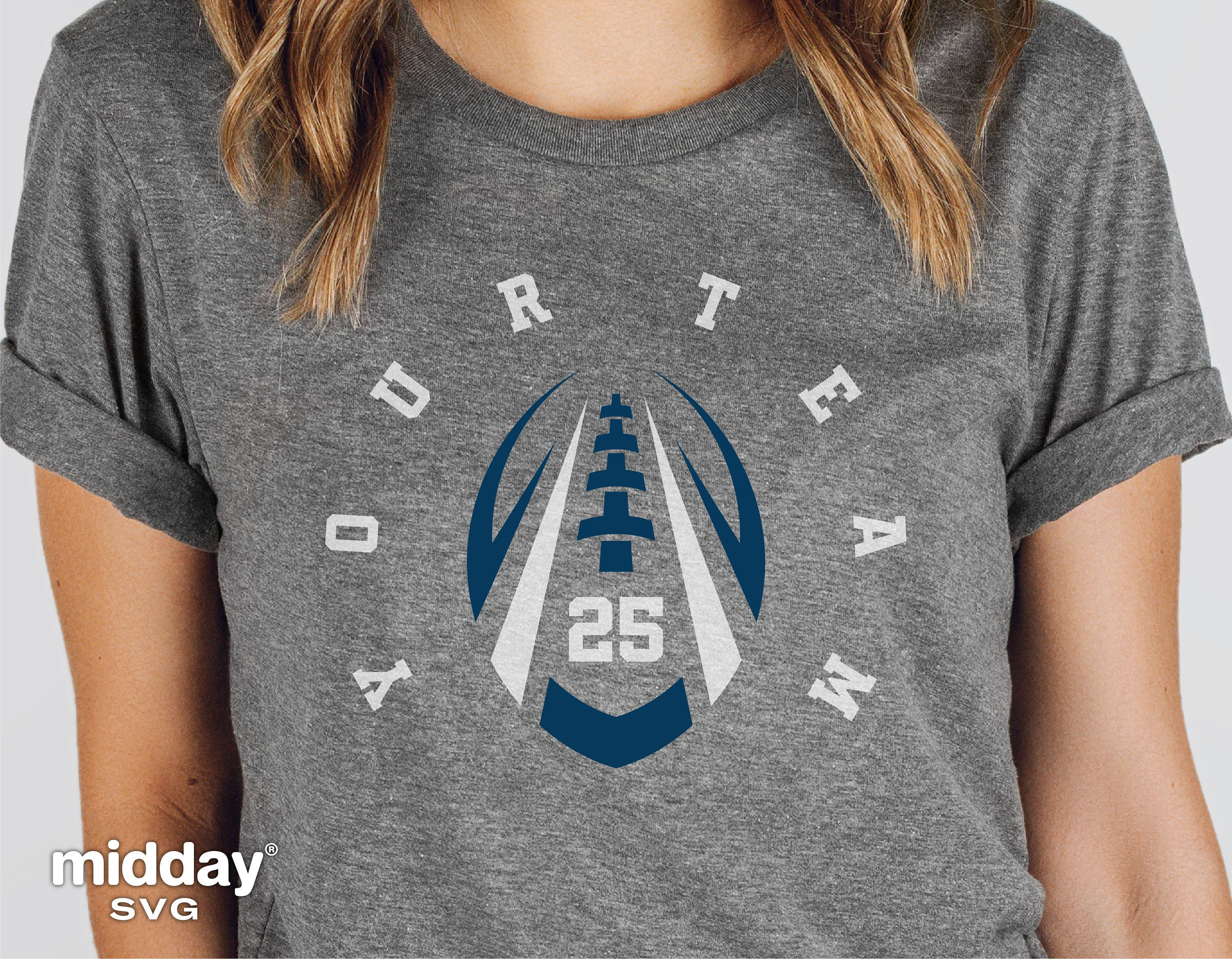 Football Team Template Football Print Svg Png Dxf Eps - Etsy