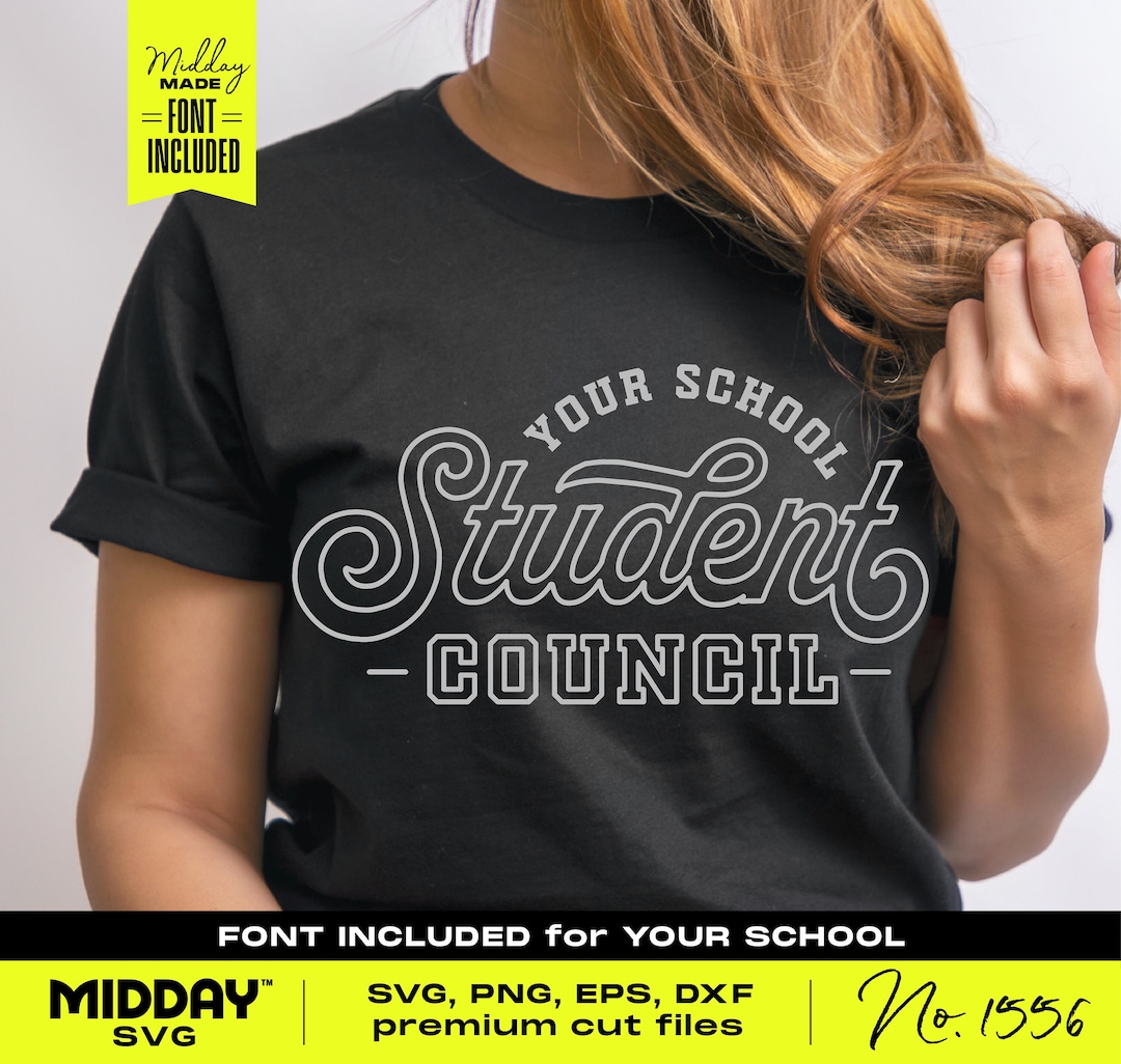 Student Council Design, School Svg, Png, Eps, Dxf (digital Download) - Etsy