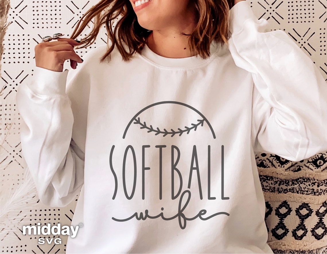 Softball Wife Svg Png Softball Wife Cut File Softball Svg - Etsy