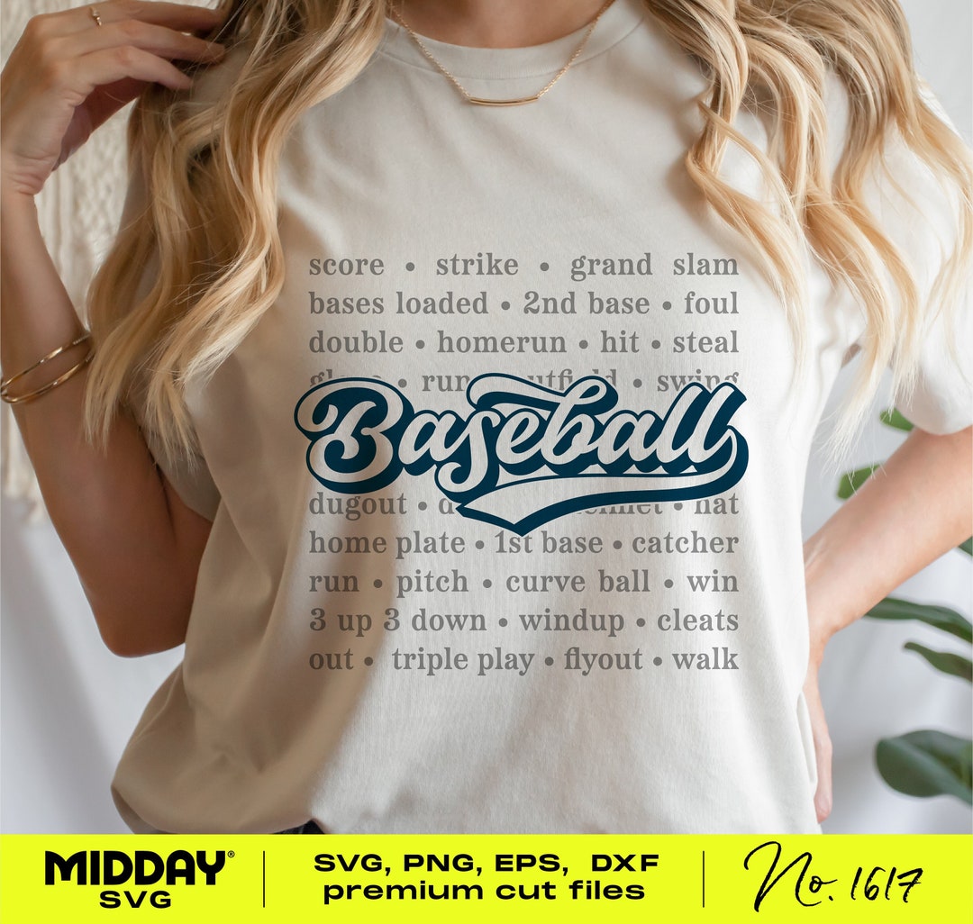 Play Ball! Baseball SVG Typography Word Art - Sports Lover Gift ...