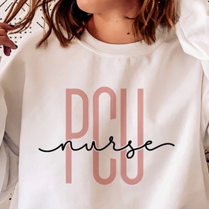 PCU Nurse Svg, Files for Cricut, Svg Png Dxf Eps, PCU Nurse Shirt ...