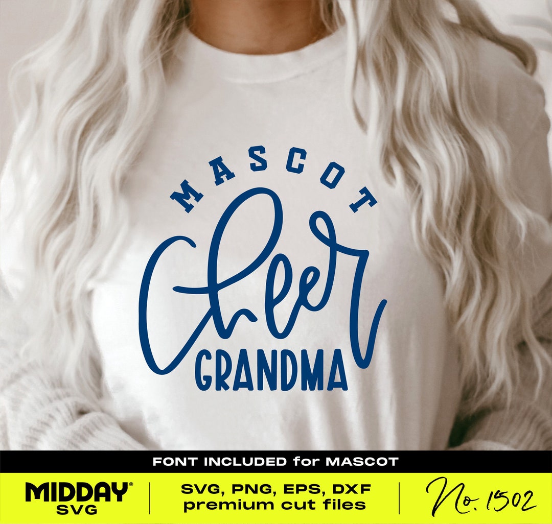 Cheer Grandma Svg Png, Cheer Team Family Shirt Svg, Cheerleader Grandma ...