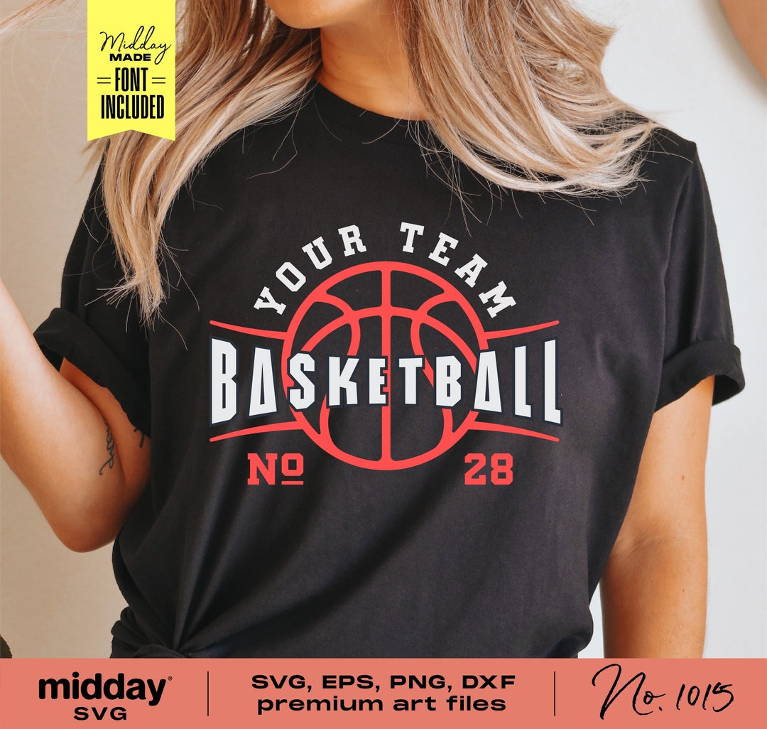 Basketball Team Template Shirts, Svg Png Dxf Eps, Team Logo, Basketball ...