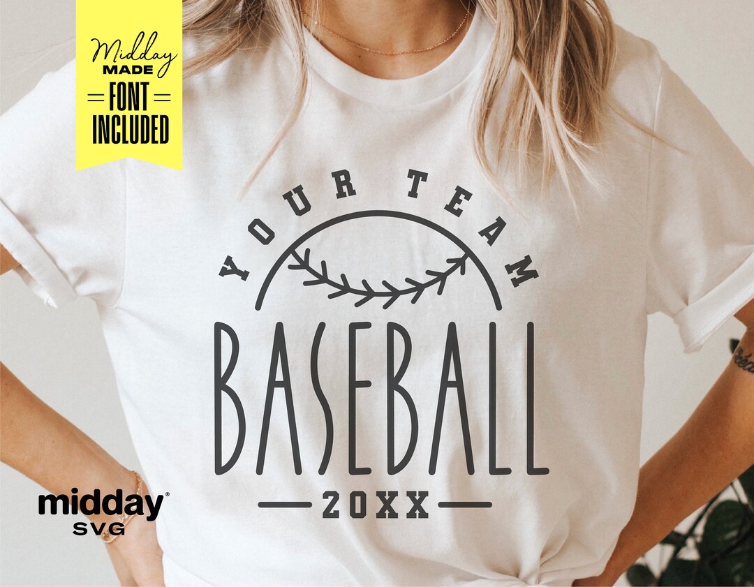 Baseball Team Template, Svg Png Dxf Eps, Design for Cricut, Svg for ...