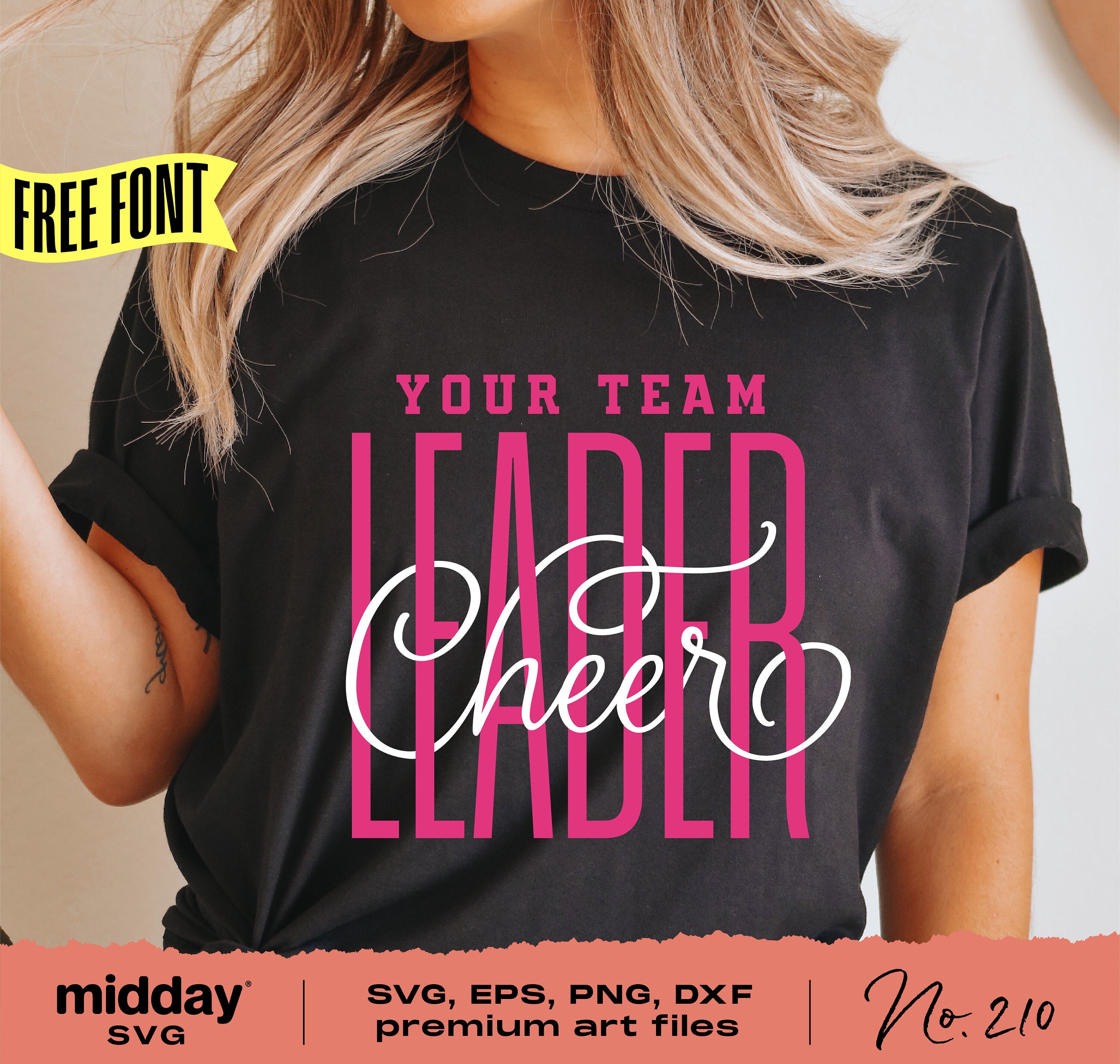 Cheerleader Team Template Svg Png Dxf Eps Cheer Team Shirts - Etsy
