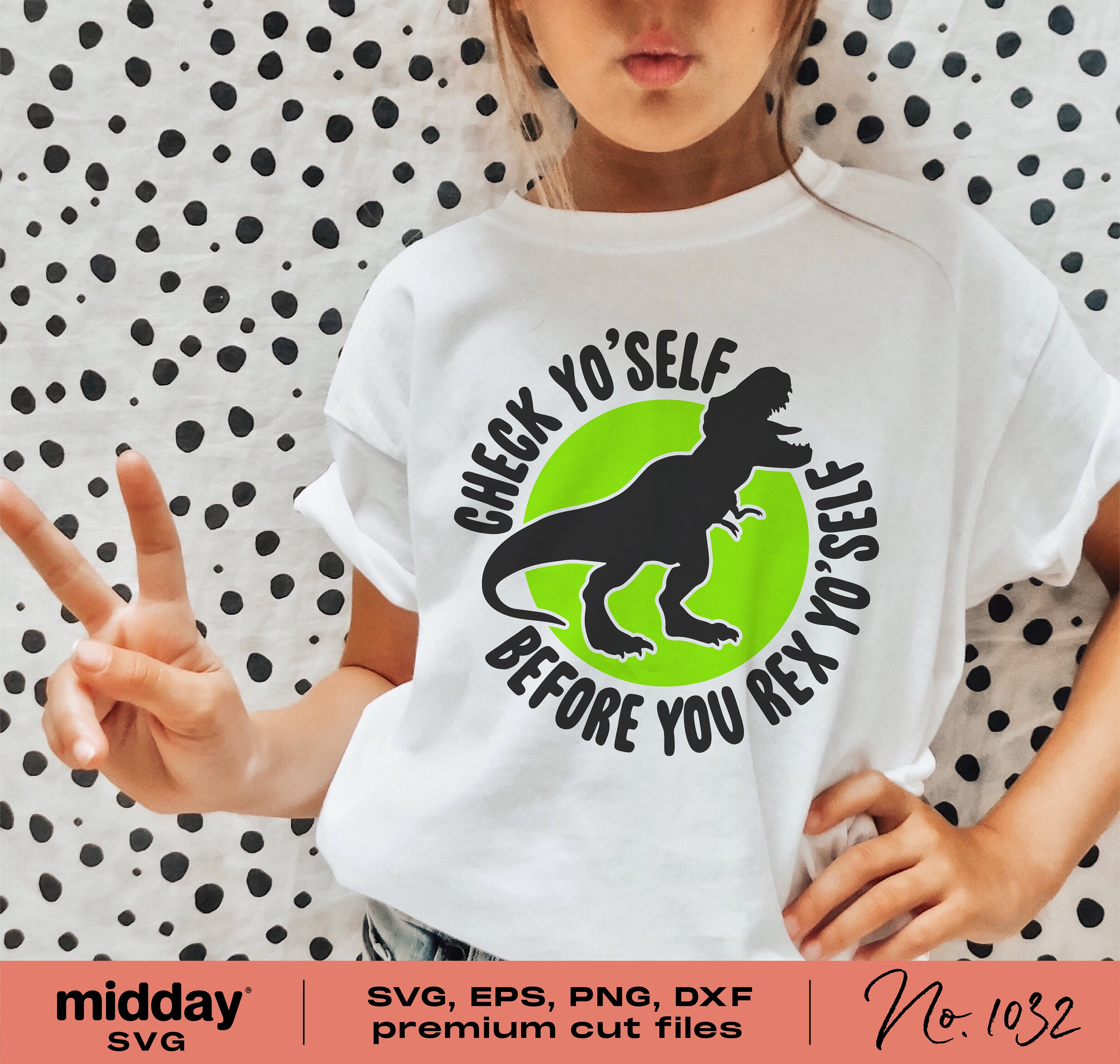Dinosaur Svg T Rex Check Yo-self Svg Png Dxf Eps Funny Kids - Etsy