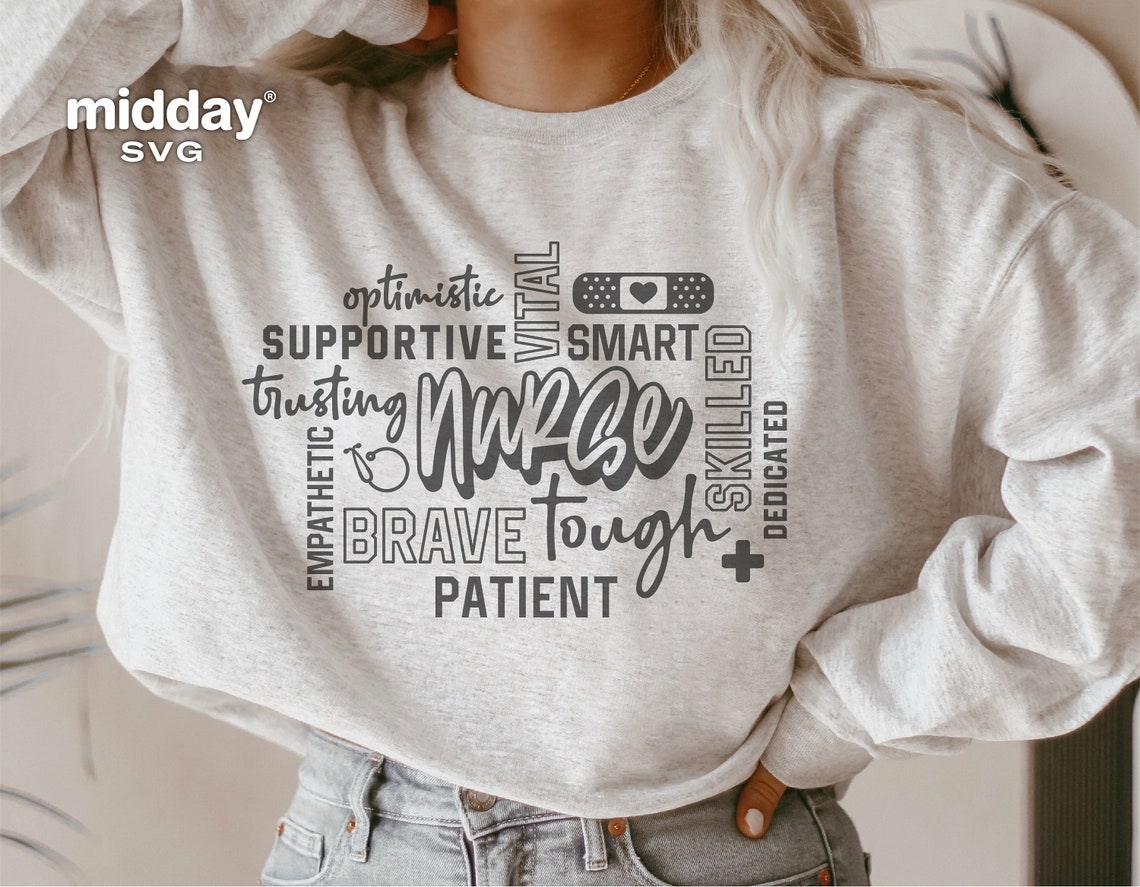 Nurse Word Art Svg Png Eps Dxf Cricut Cut File Nurse Subway - Etsy