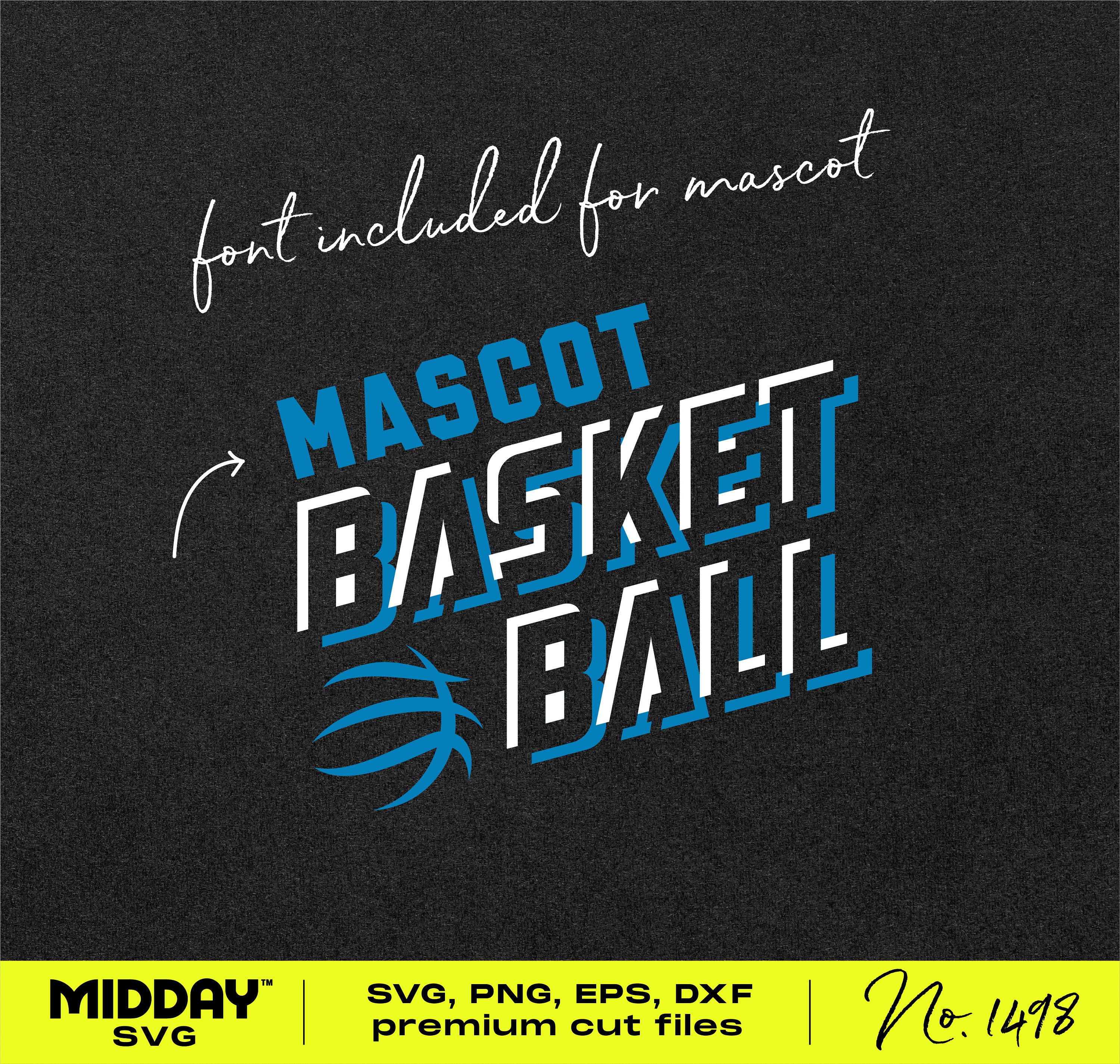 Basketball Team SVG, Mascot Font (digital Download) - Etsy