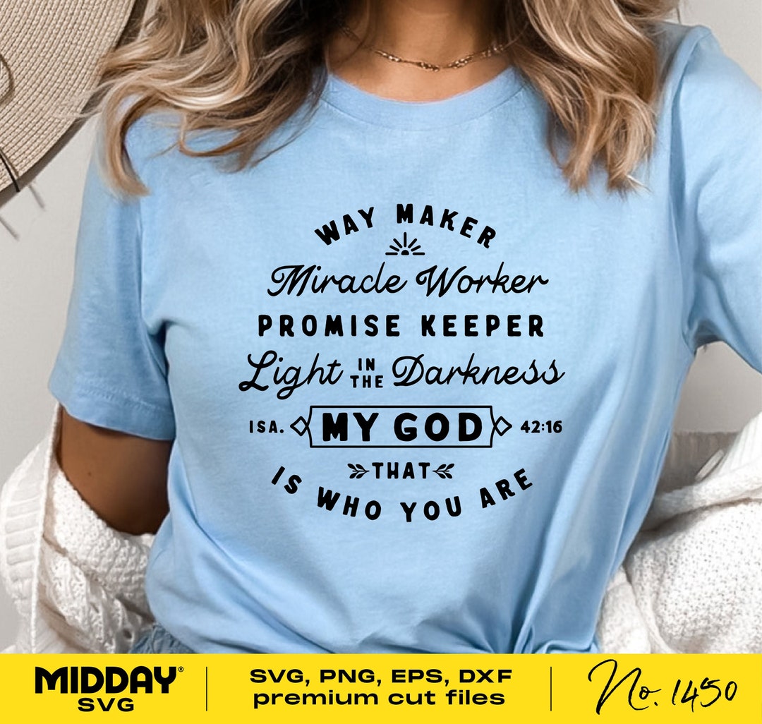 Way Maker SVG, Christian Bible Verse, Jesus, God (digital Download) - Etsy
