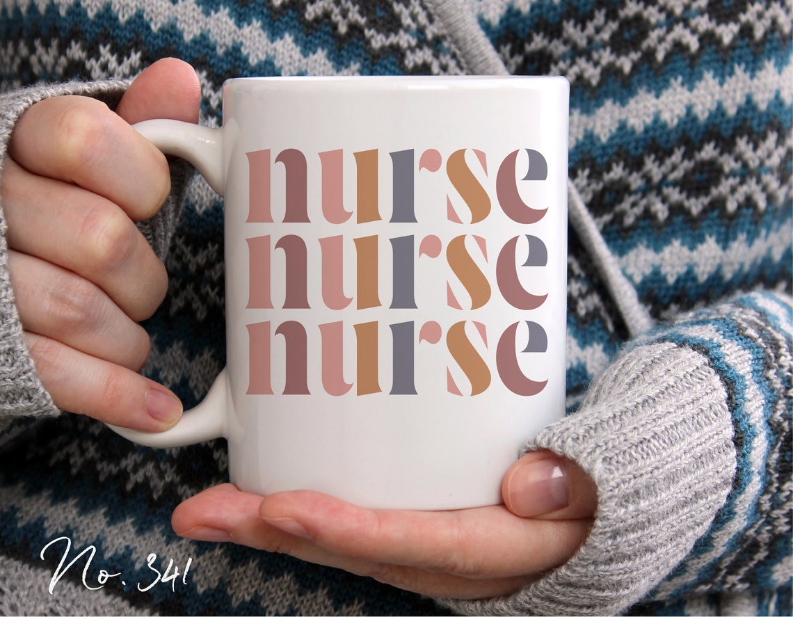Nurse SVG Multi Colored Nurse Life Nurse Coffee Mug Shirt - Etsy