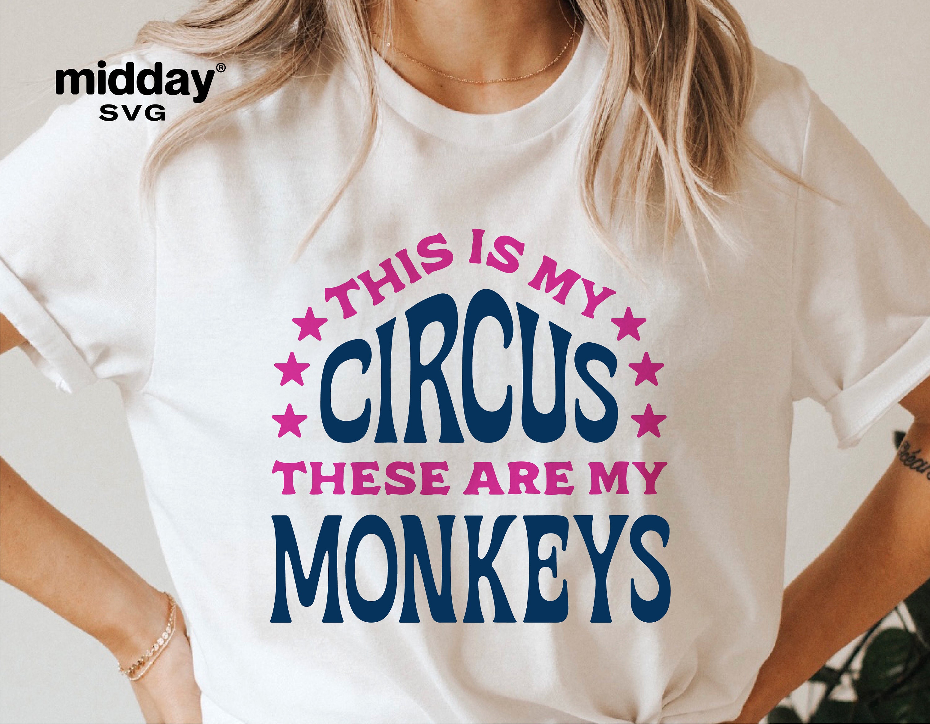 This is My Circus These Are My Monkeys Funny Svg Sarcastic - Etsy