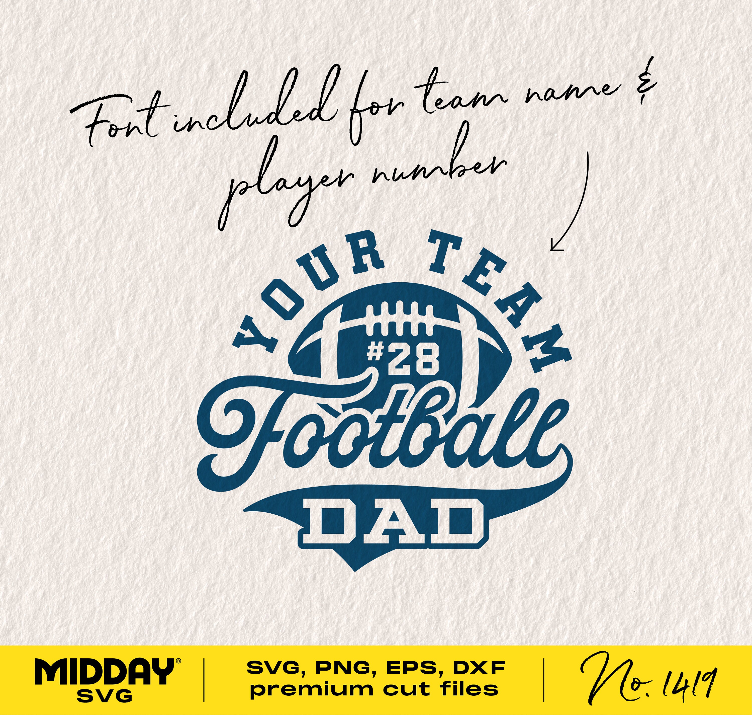 Football Dad SVG, PNG, Football Team Shirts (digital Download) - Etsy