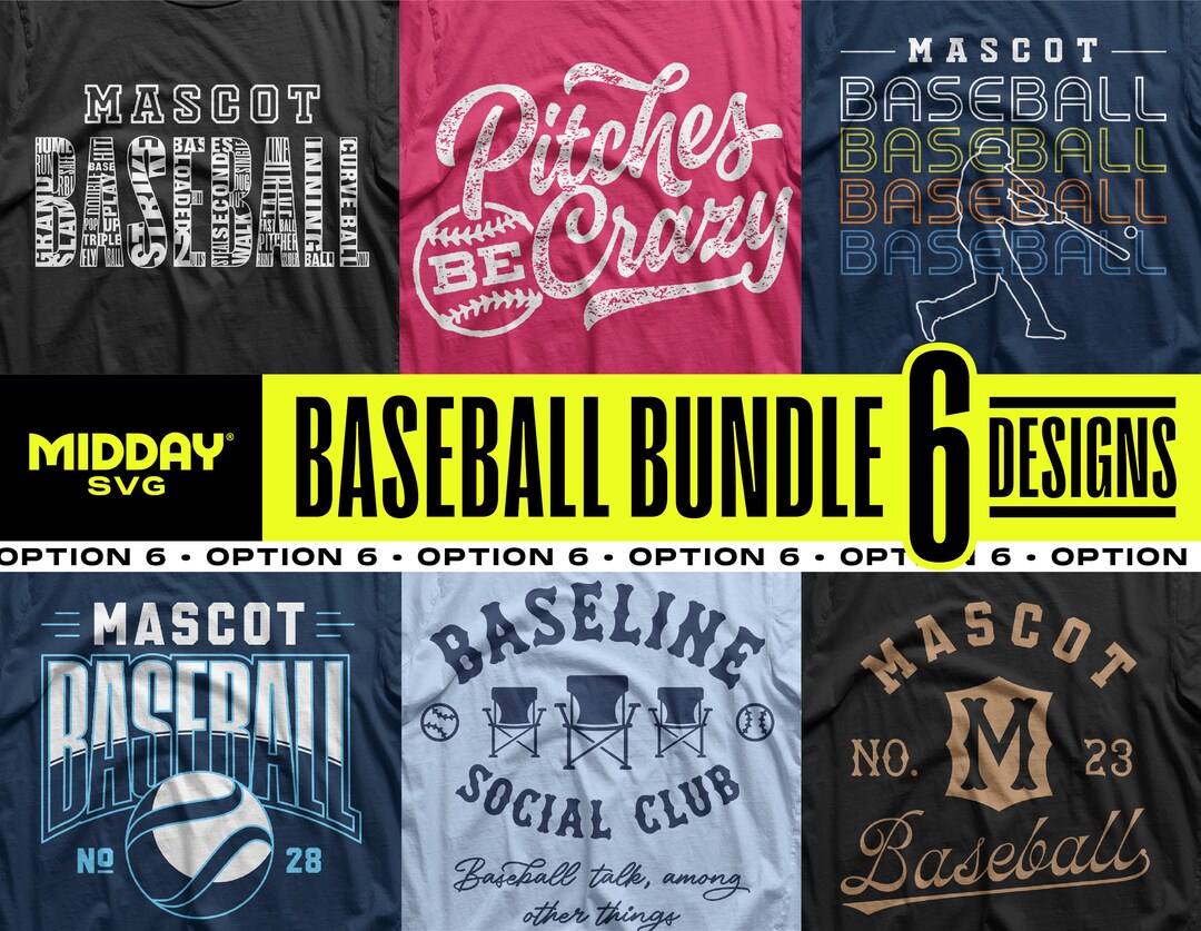 Baseball Svg Png Bundle V5: DIY Customizable Digital Download Templates ...