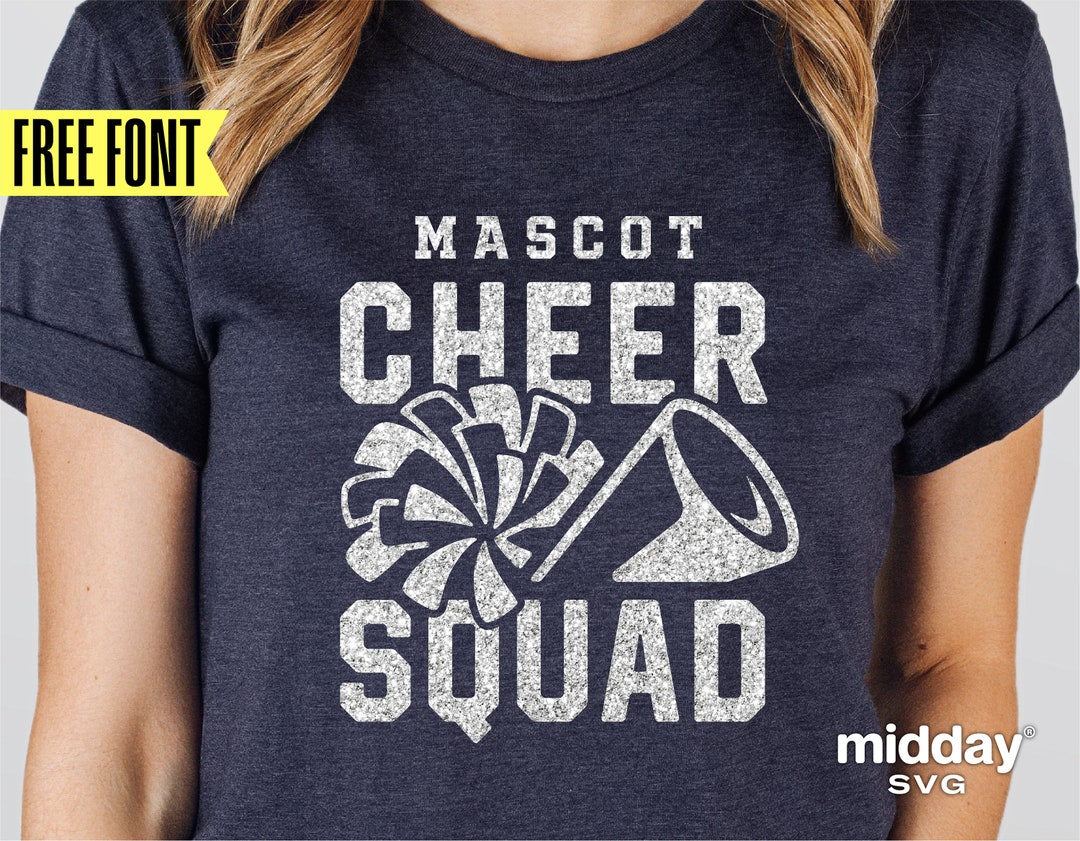 Cheer Squad Svg, Png Dxf Eps, Cheer Team Shirts, Cheerleader ...
