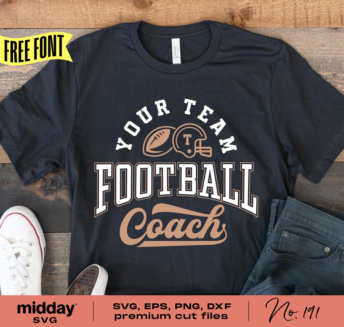 Football Coach Svg Football Coach Shirt Svg Dxf Png Eps - Etsy