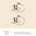 R Family Monogram SVG, Monogram R SVG, Split Letter Monogram Svg ...