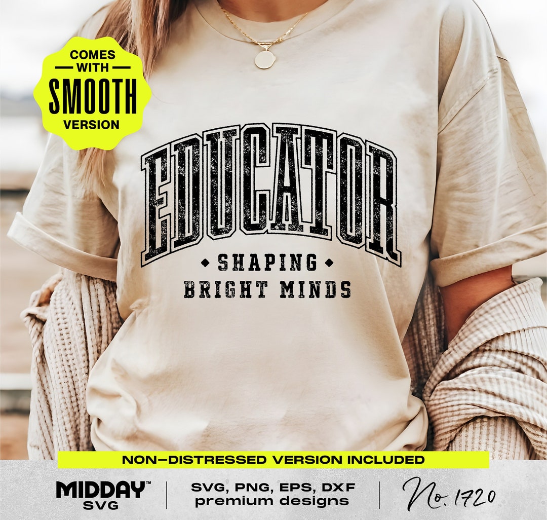 Educator SVG PNG, Teacher Gift Design (digital Download) - Etsy