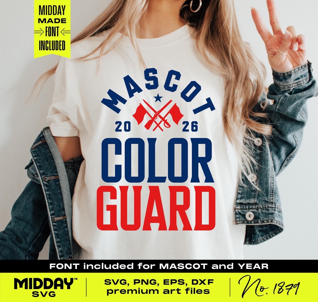 Color Guard Team (svg, Png, Eps, Dxf) Sublimation Cut File (digital ...