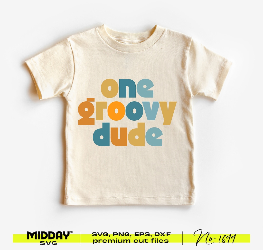 Cute "one Groovy Dude" Baby or Toddler Svg Png - Etsy