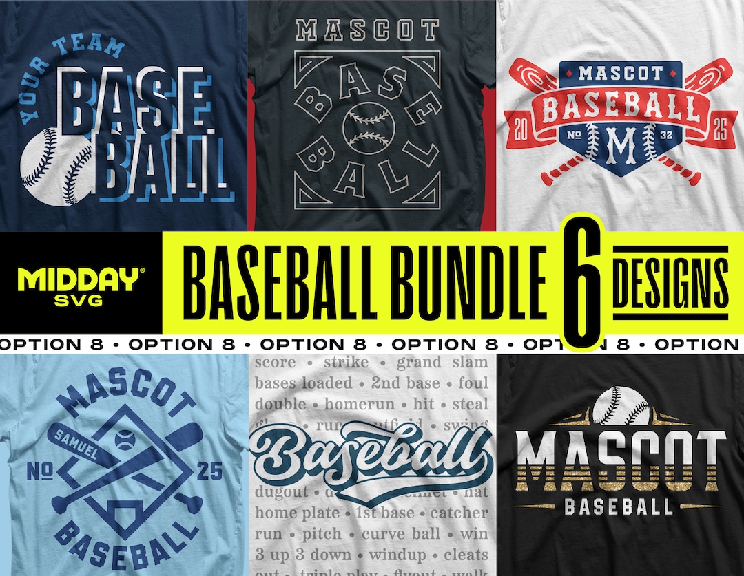 Baseball Template SVG Bundle - DIY Crafts (digital Download) - Etsy
