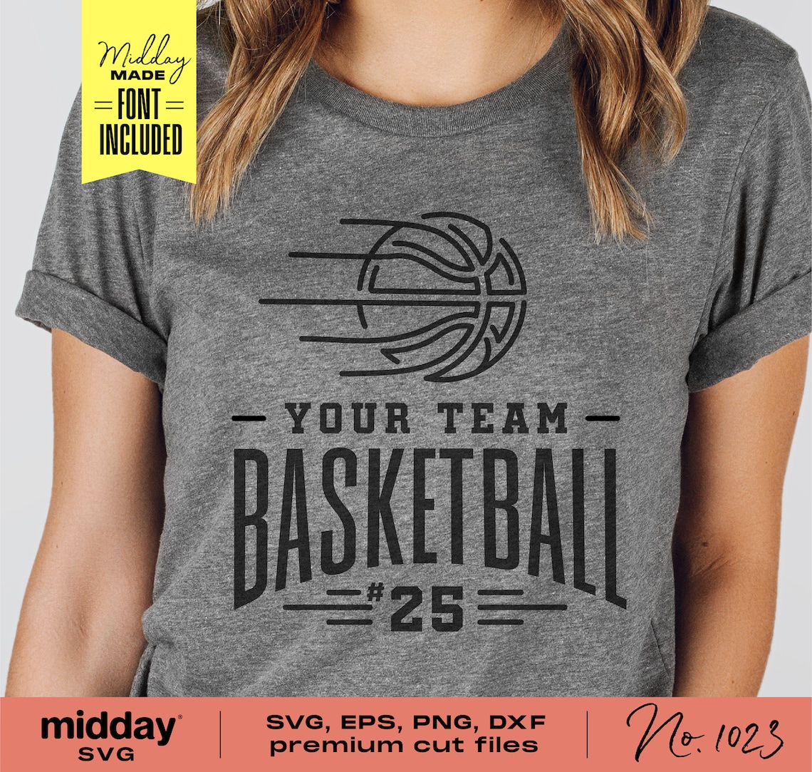 Basketball Team Template Svg Png Dxf Eps Team Shirts - Etsy