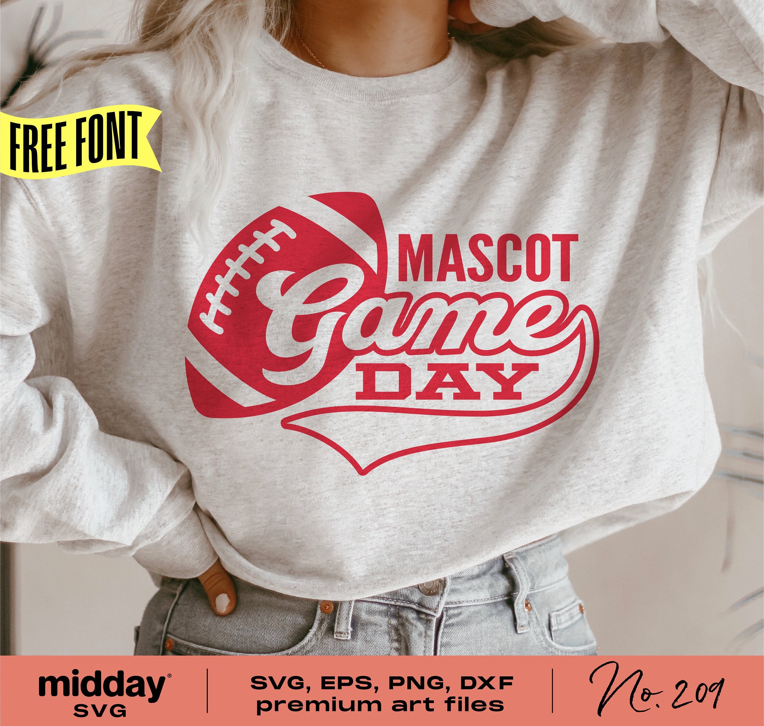 Game Day Football Svg Png Dxf Eps Football Team Template - Etsy