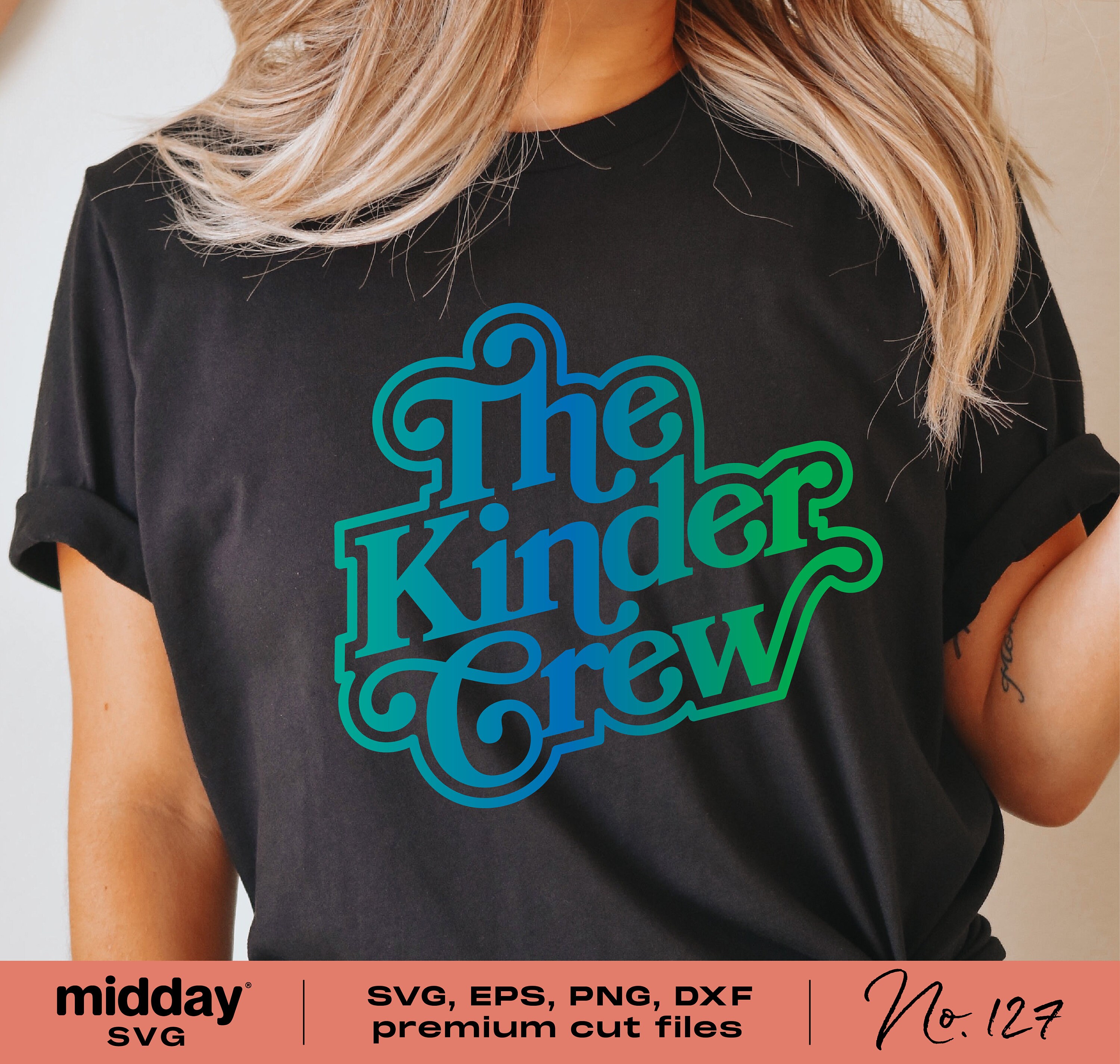 Kinder Crew Svg Png Dxf Eps Kindergarten Crew Teacher - Etsy