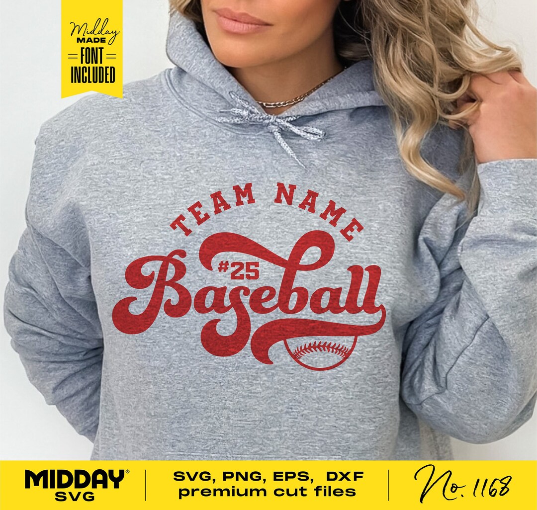 Baseball Team Template, Svg Png Dxf Eps, Baseball Svg for Mom, Svg for ...