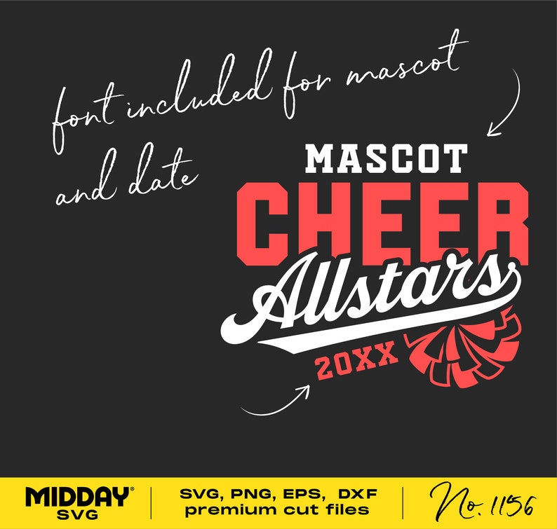 Cheer Allstars Svg Png Cheerleading Allstar Team Shirt - Etsy