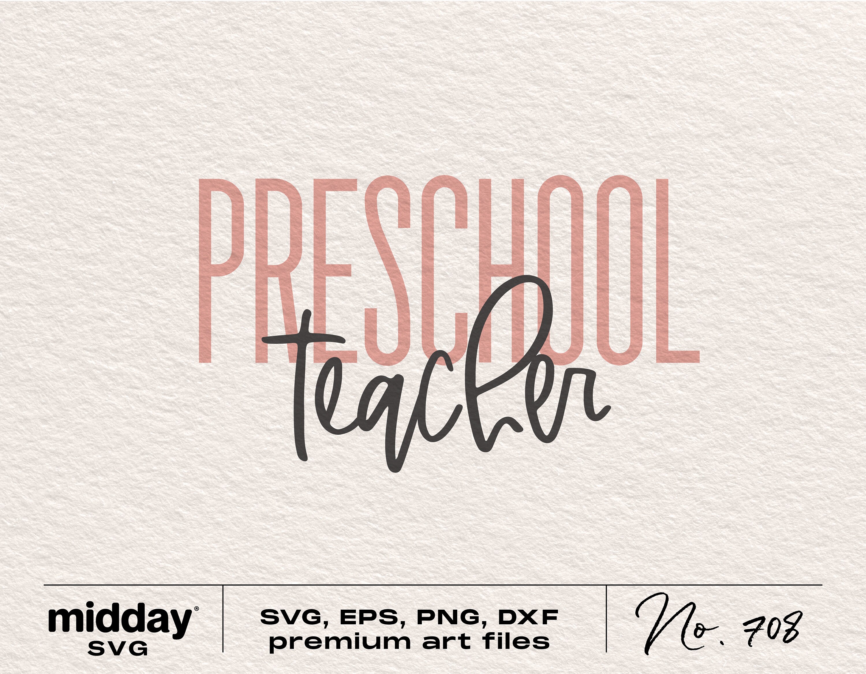 Maestra de preescolar Svg Png Ai Dxf Eps Archivo de corte - Etsy México
