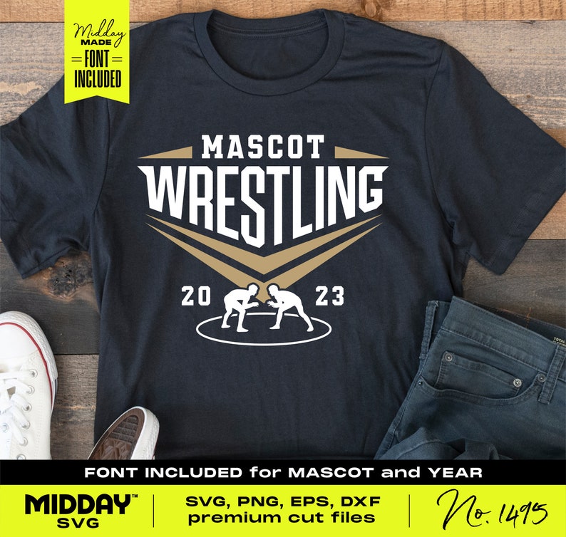 Wrestling Team SVG Bundle, Cricut Silhouette Designs (digital Download ...