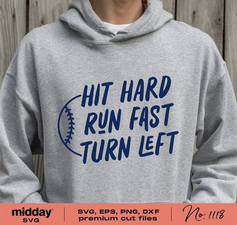 Hit Hard Funny Softball Svg Png Dxf Eps Softball Dad - Etsy