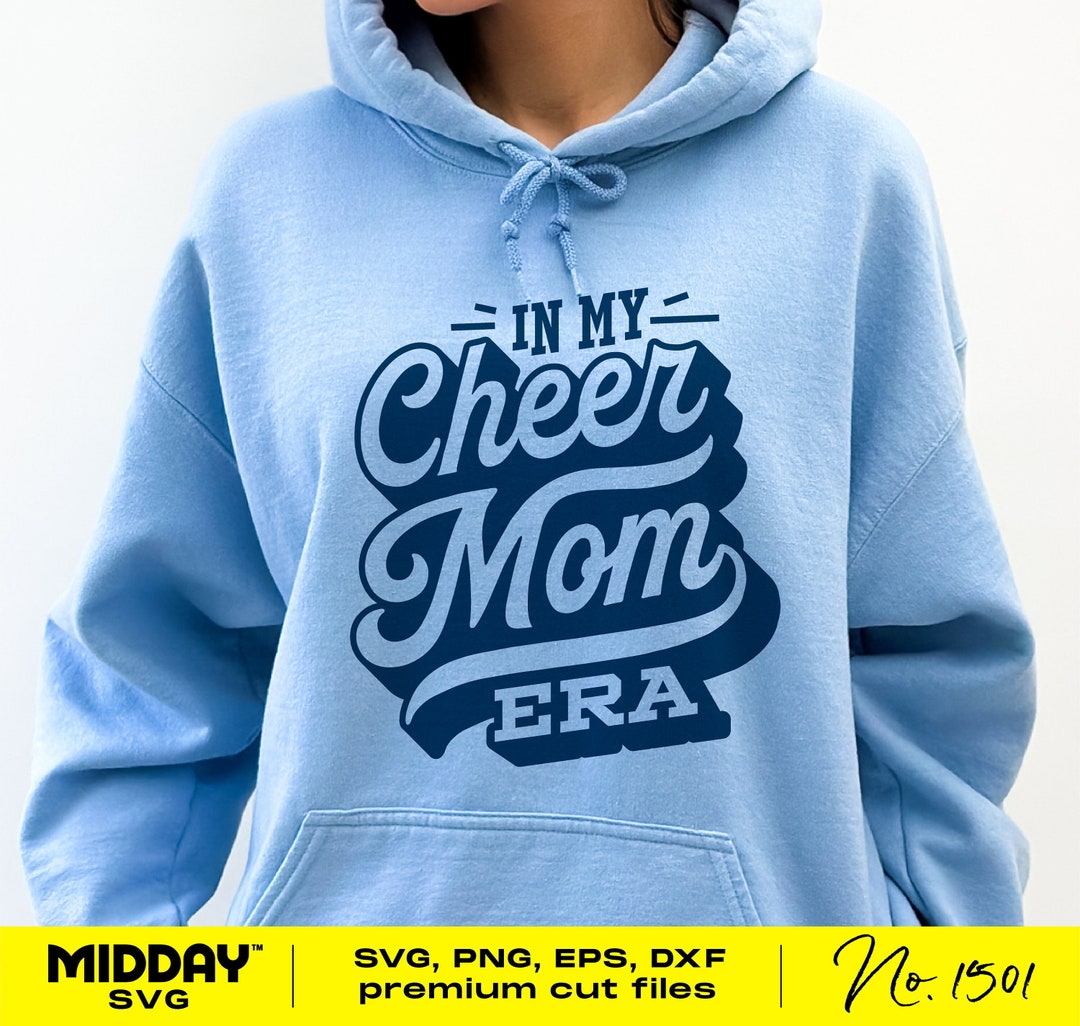 In My Cheer Mom Era Svg Png, Cheer Mom Svg Png, Svg for Shirts, Cheerleader Svg, Cheer Mom Shirt ...