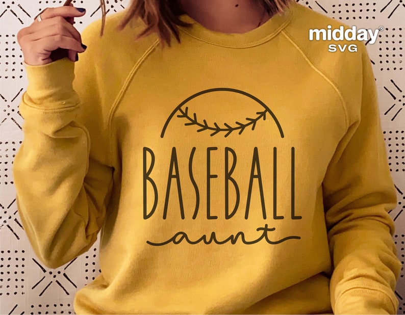 Baseball Aunt Svg Png Ai Eps Dxf Baseball Auntie Baseball - Etsy Hong Kong