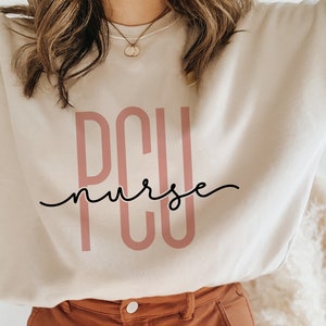 PCU Nurse Svg, Files for Cricut, Svg Png Dxf Eps, PCU Nurse Shirt ...