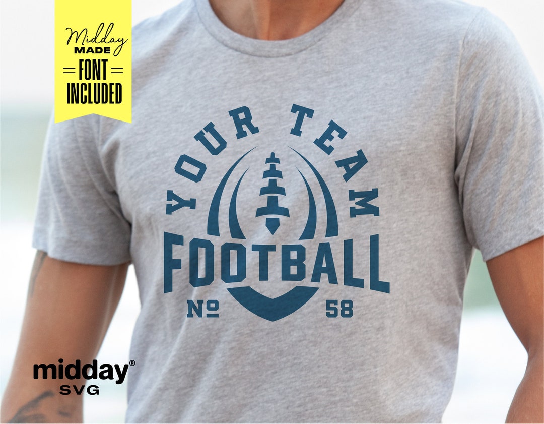 Football Team Template Svg, Png Dxf Eps, Player Shirts, Your Team ...