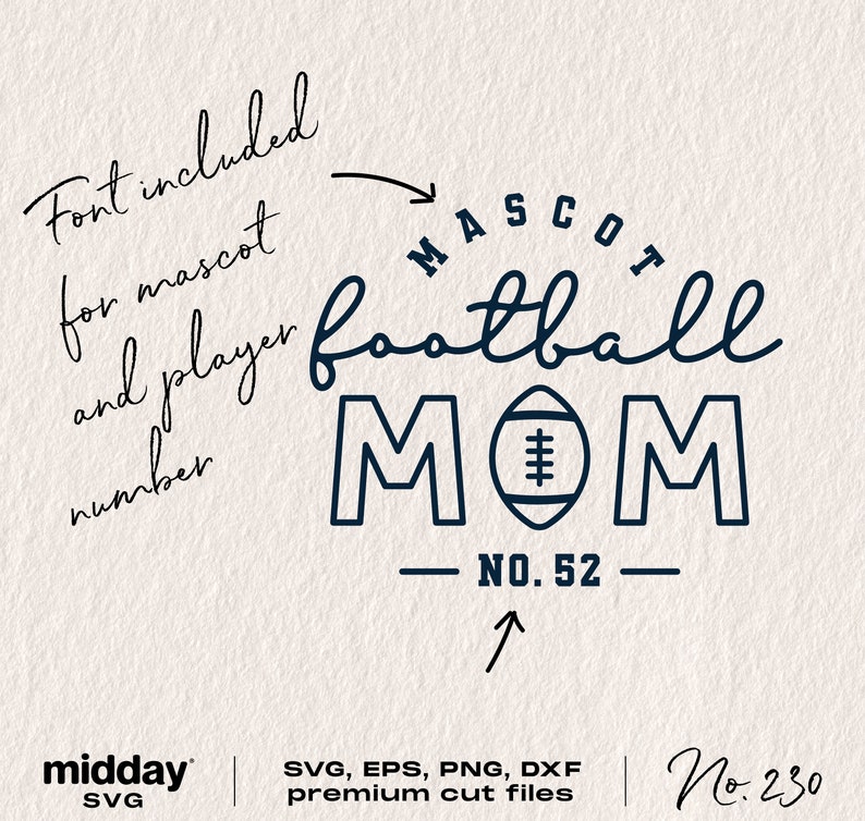 Football Mom Svg Png Dxf Eps Ai Football Mom Team Shirt - Etsy