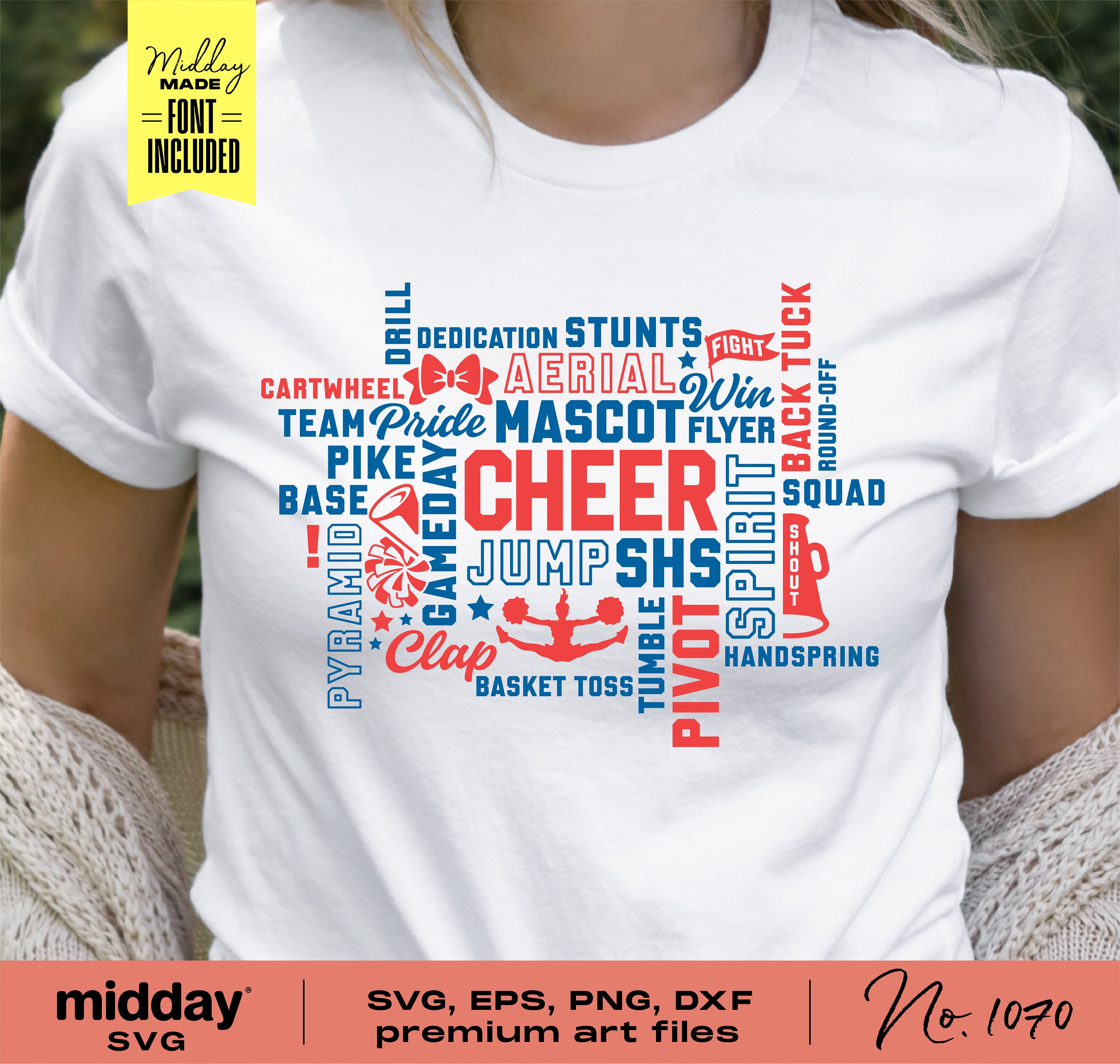 Cheerleading SVG Bundle, Cheer Team Shirt Designs (digital Download) - Etsy