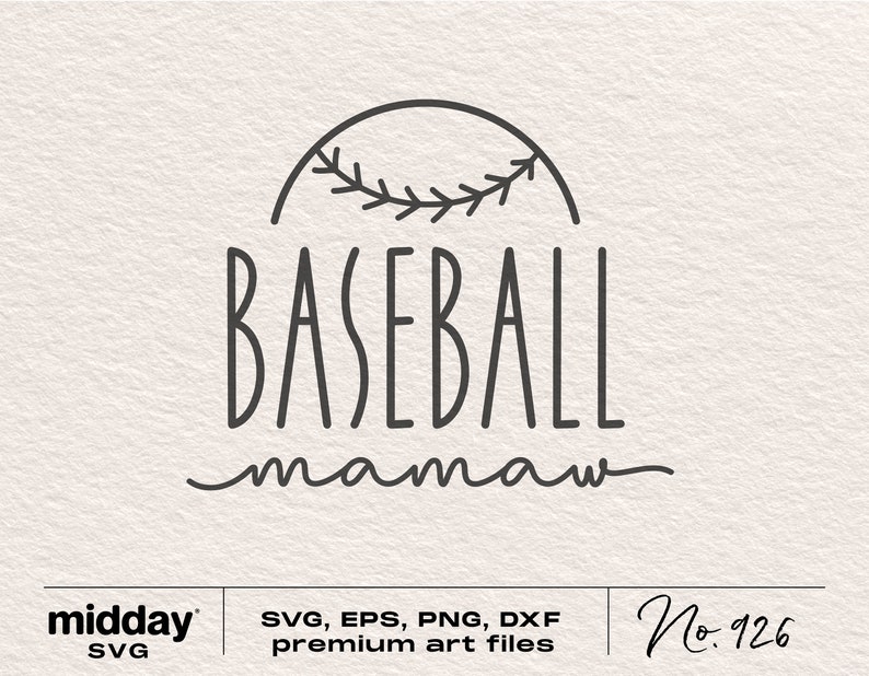 Baseball Mamaw Svg Png Dxf Eps Ai Cricut Cut Files Baseball - Etsy