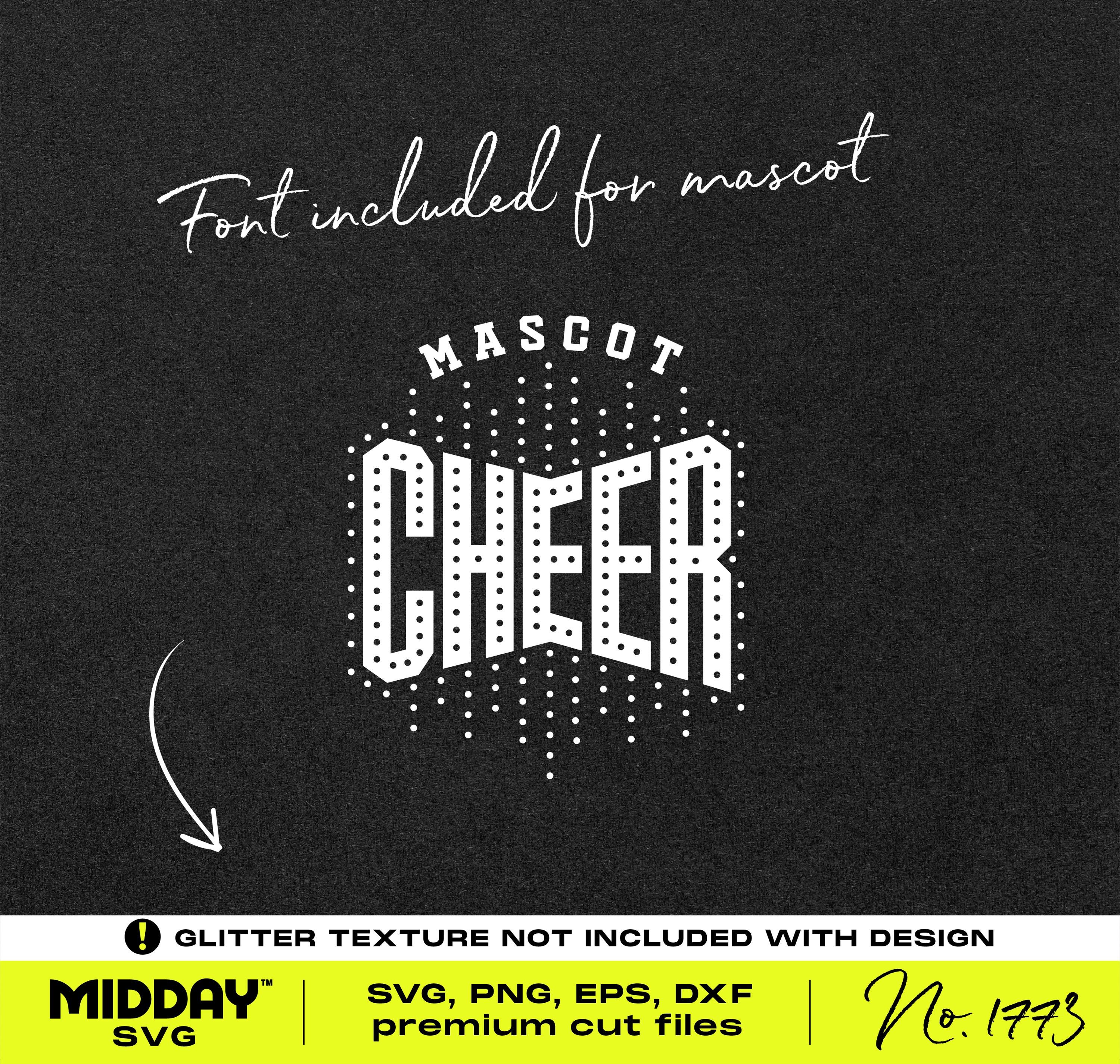 Cheer Team Mascot SVG, Sequin Dot Design (digital Download) - Etsy