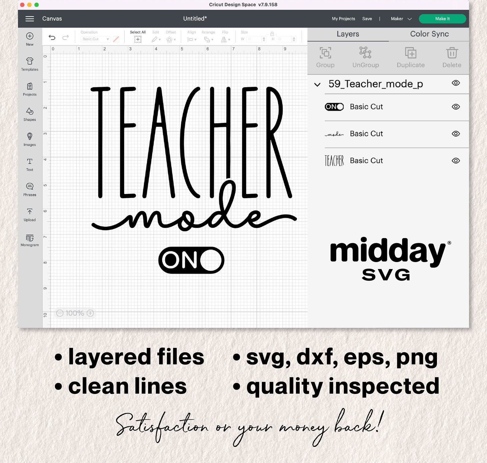 Teacher Mode Svg Teaching Mode Svg Gift for Teacher Teacher - Etsy