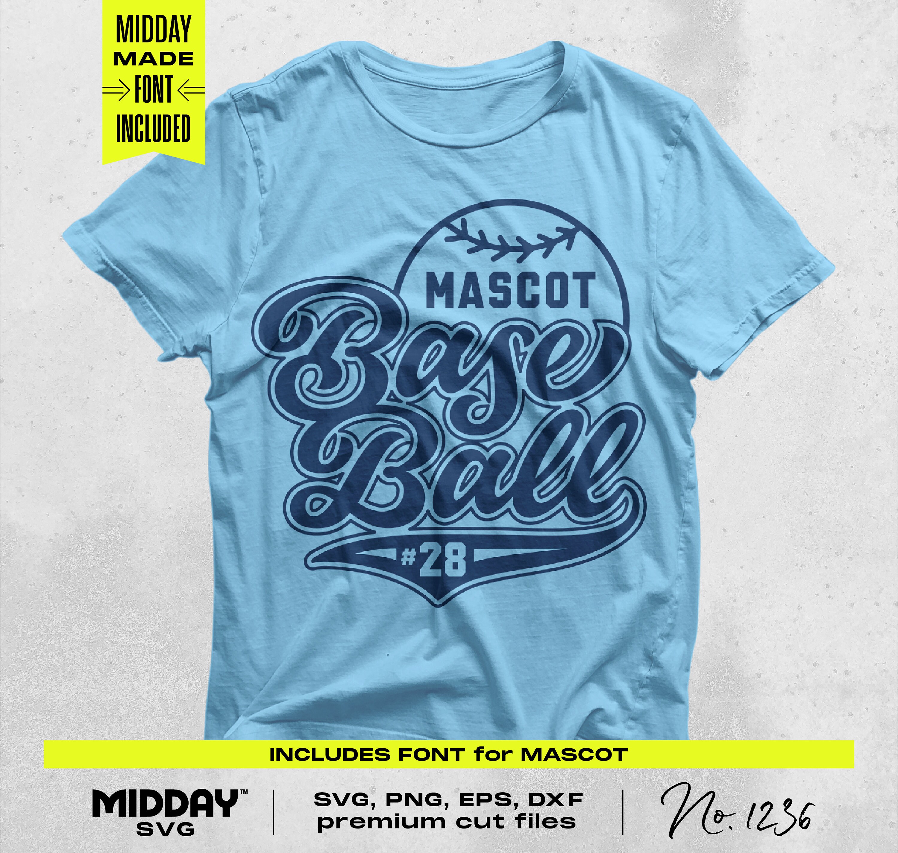 Bold Baseball Template SVG Bundle V10 - Instant Download for DIY Crafts ...