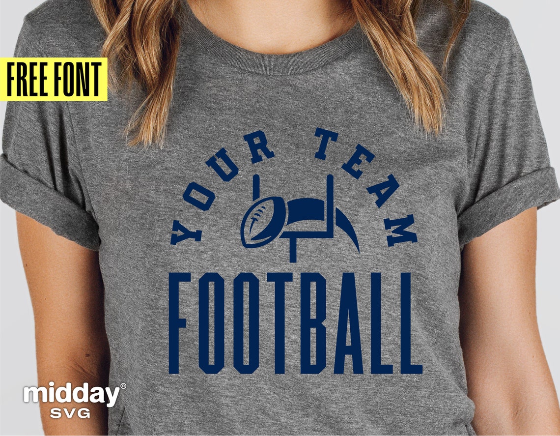 Football Team Template Svg Png Dxf Eps Your Team Shirt - Etsy